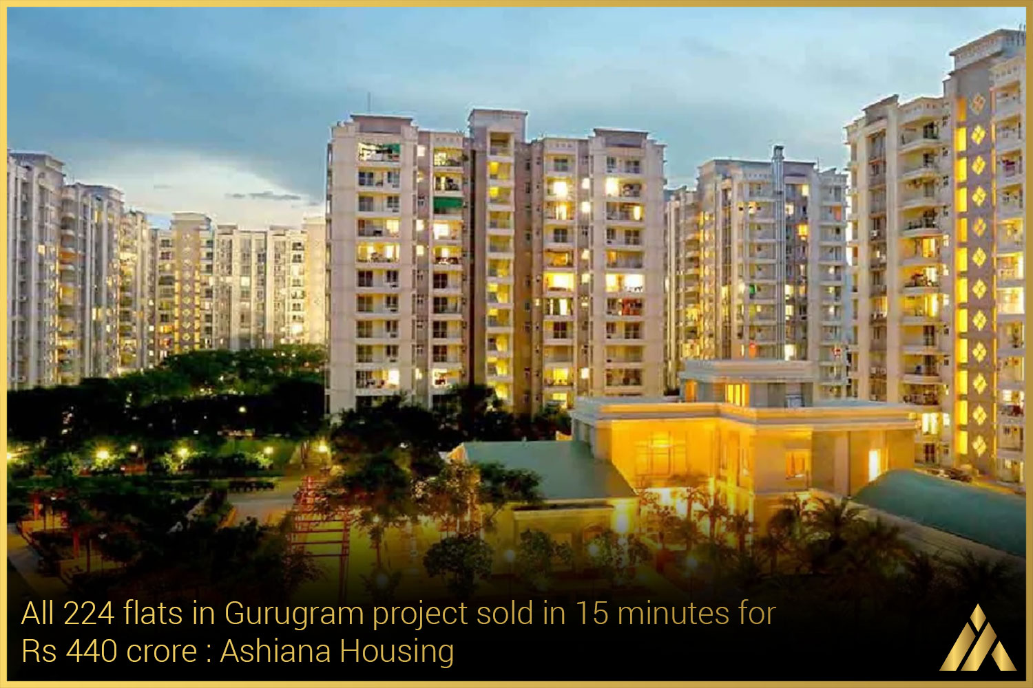 All 224 Flats in Gurugram Project Sold in 15 Minutes for Rs 440 crore ...